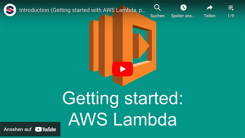 Get started with AWS Lambda – Annen.ch