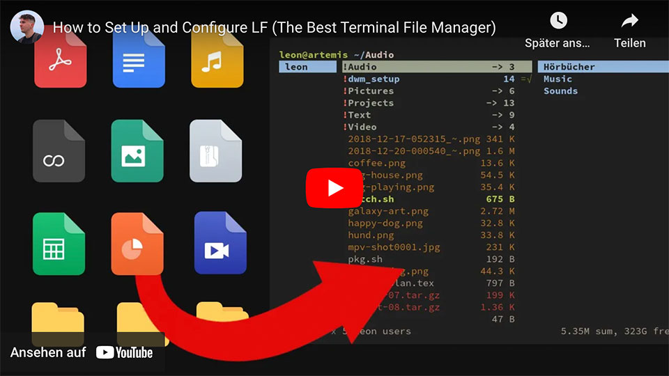 How to Set Up and Configure LF (The Best Terminal File Manager) – Annen.ch